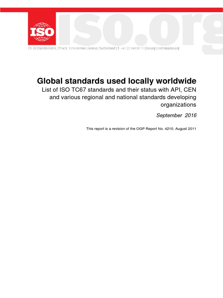 ISO | PDF | International Organization For Standardization | Energy And ...