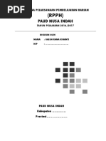 Contoh RPPH PAUD Kurikulum Merdeka | PDF