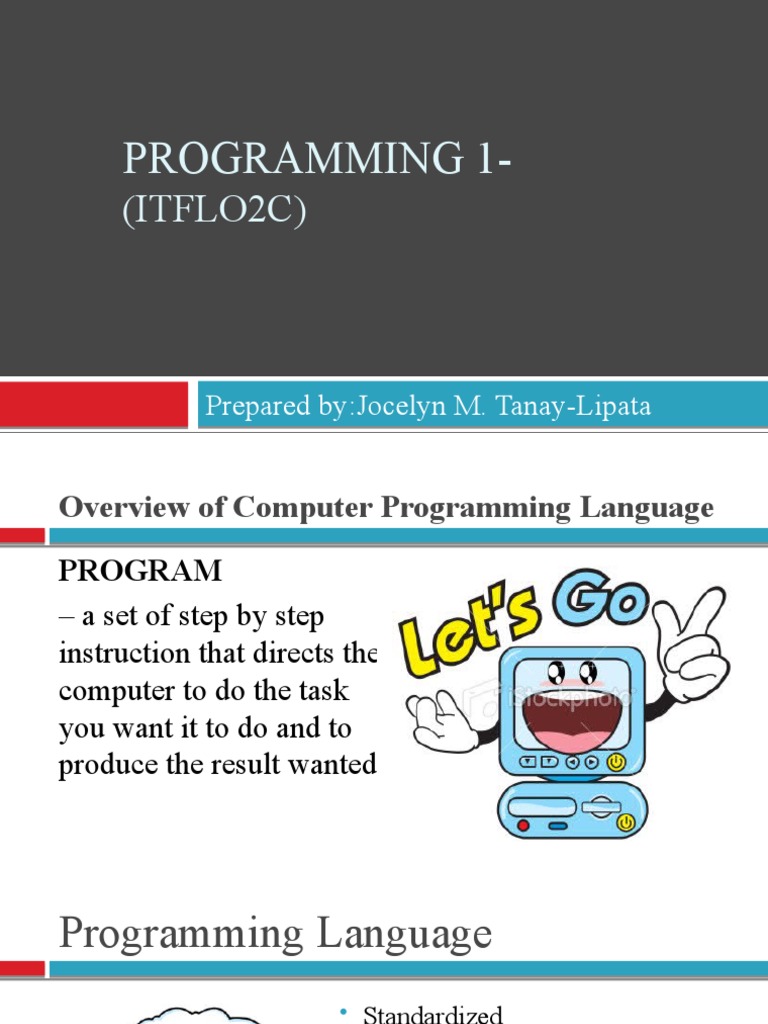 Intro To Programming | PDF | Computer Programming | Algorithms