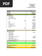 Statement of Account (SOA) Format | PDF | Money | Services (Economics)