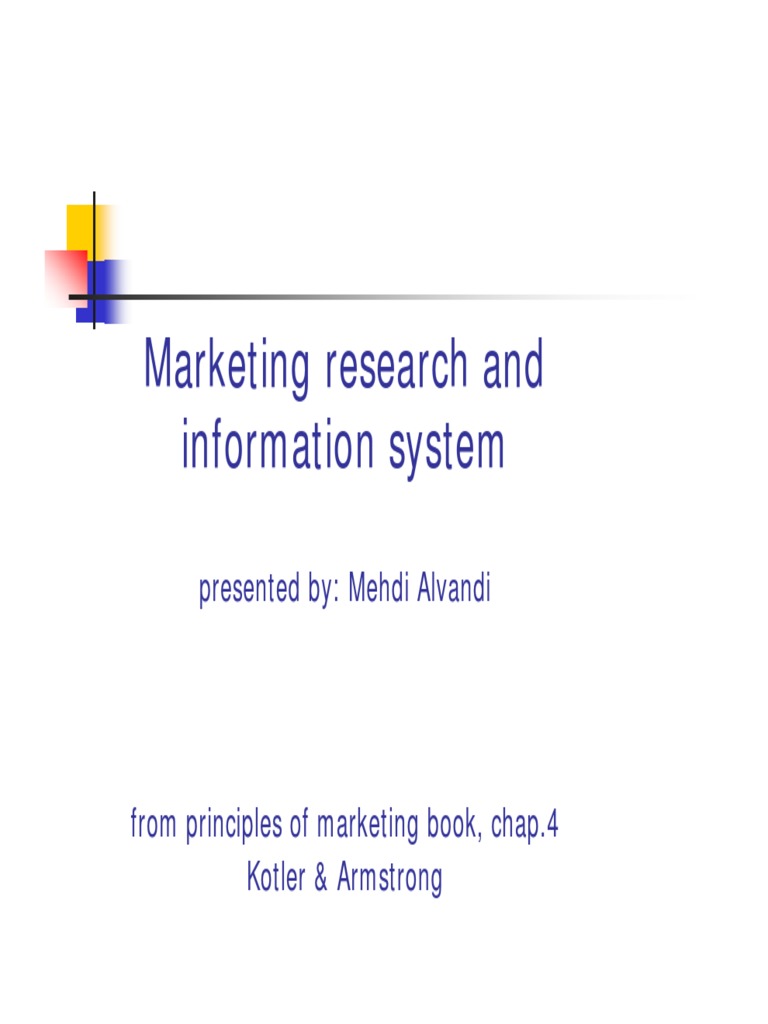 Marketing Research and Information System (PPT) | PDF | Marketing ...