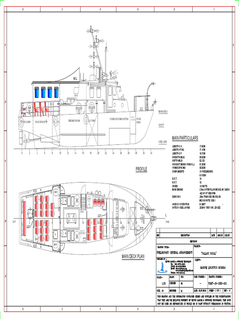 31 Passenger General Arrangement Plan Modified | PDF | Ships | Vehicles