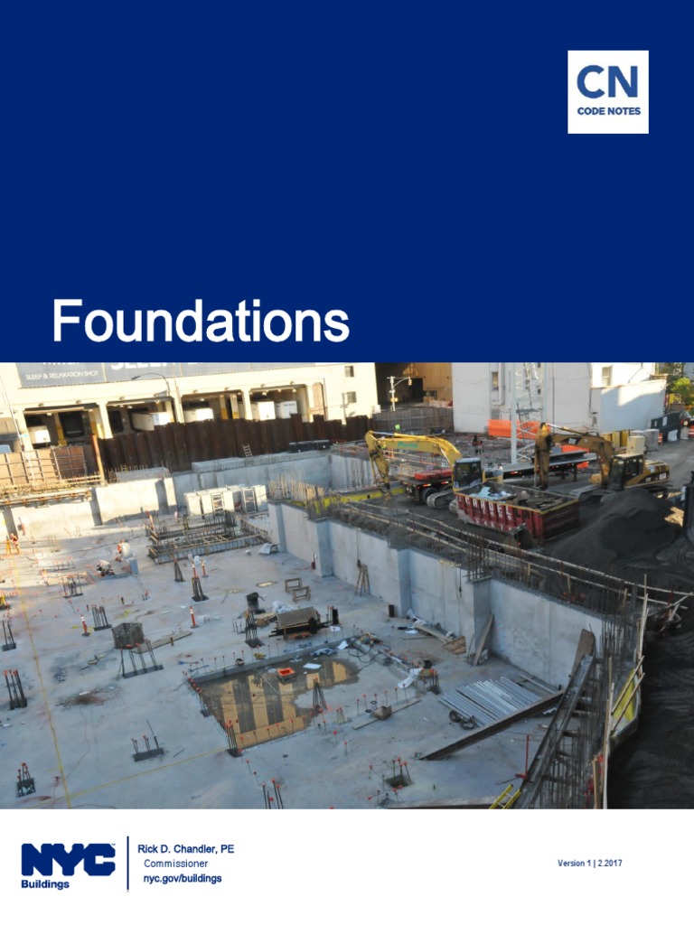 Code Notes Foundations | PDF | Foundation (Engineering) | Deep Foundation