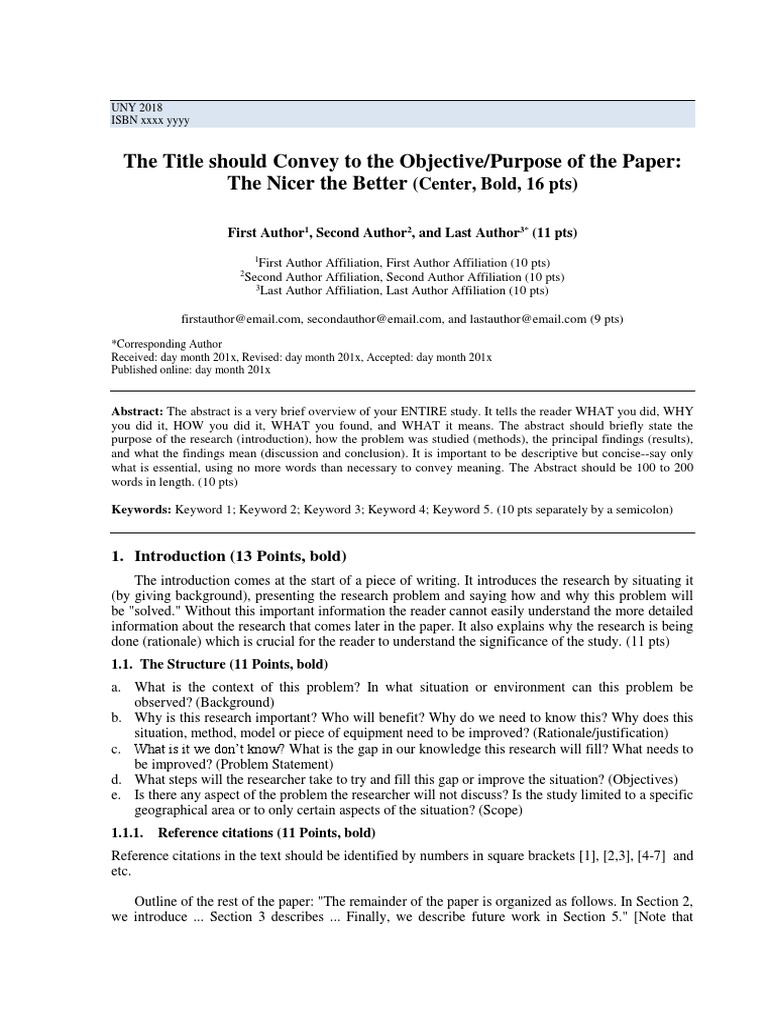 UNY - Paper Template | PDF | Justification | Cognitive Science