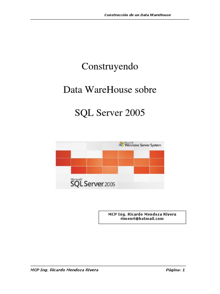 Lab DWH Sql2005 | PDF | Servidor SQL de Microsoft | SQL