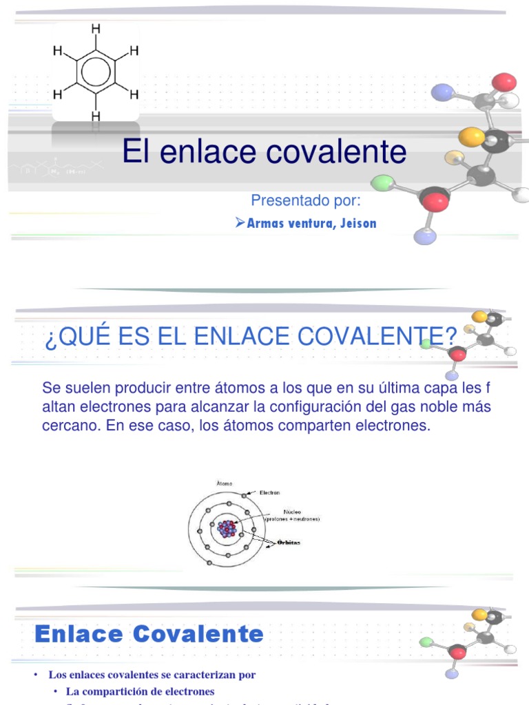 El Enlace Covalente | PDF