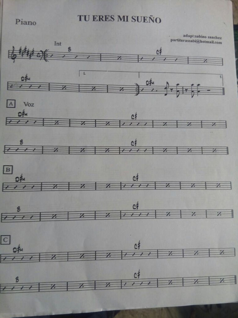 Te Sigo Amando Partituras | PDF