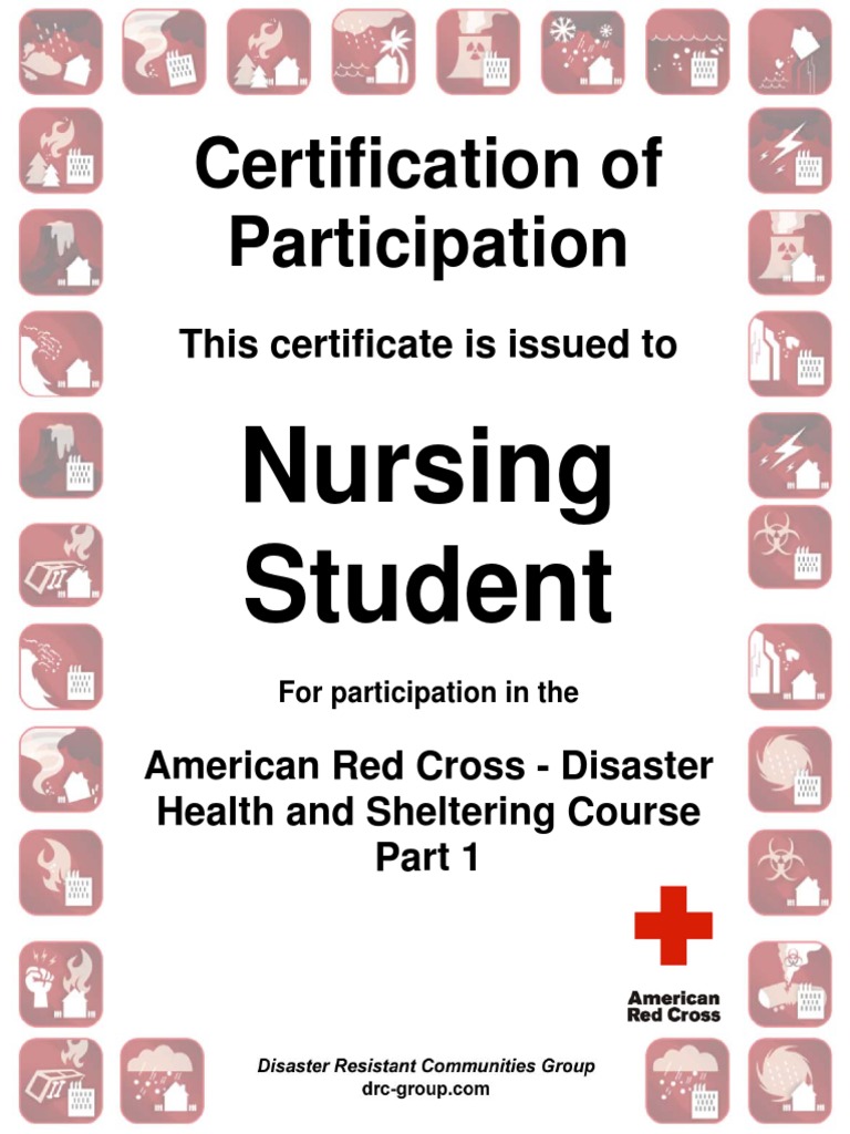 Osc-Certificate Disaster Preparedness | PDF | Public Safety | Emergency ...