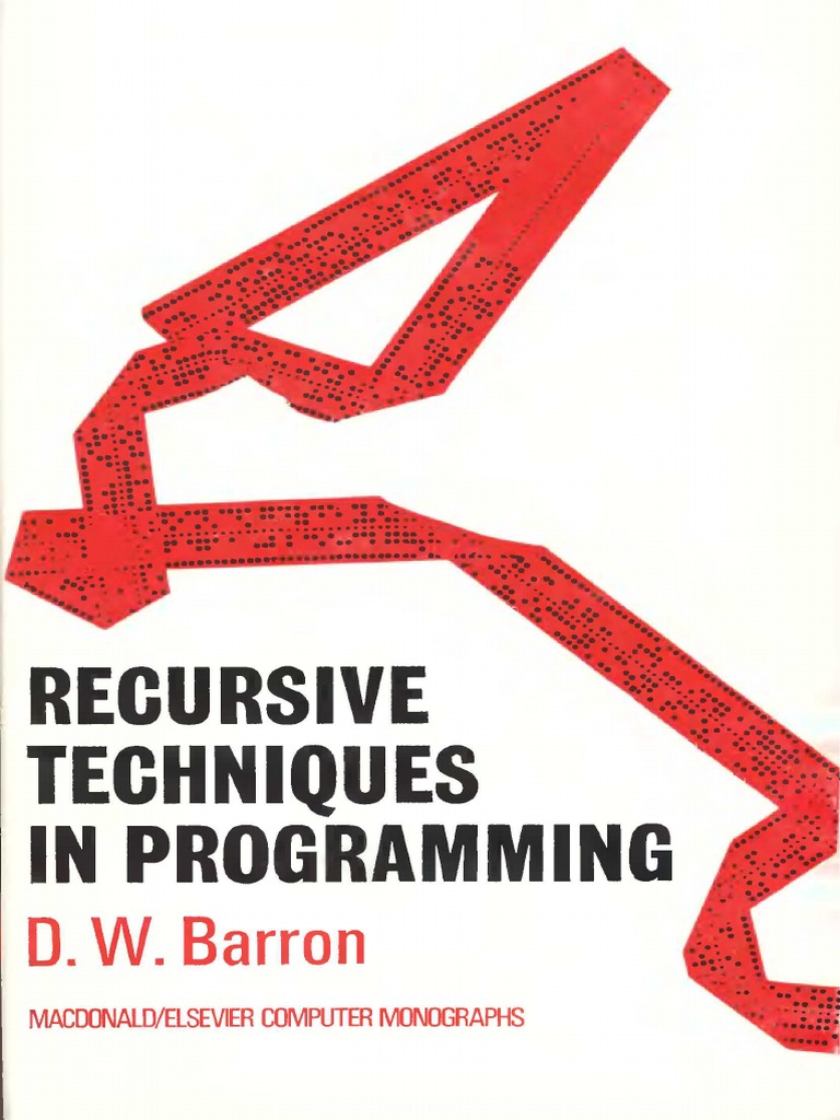 (Computer Monograph) Barron, David William-Recursive Techniques in ...