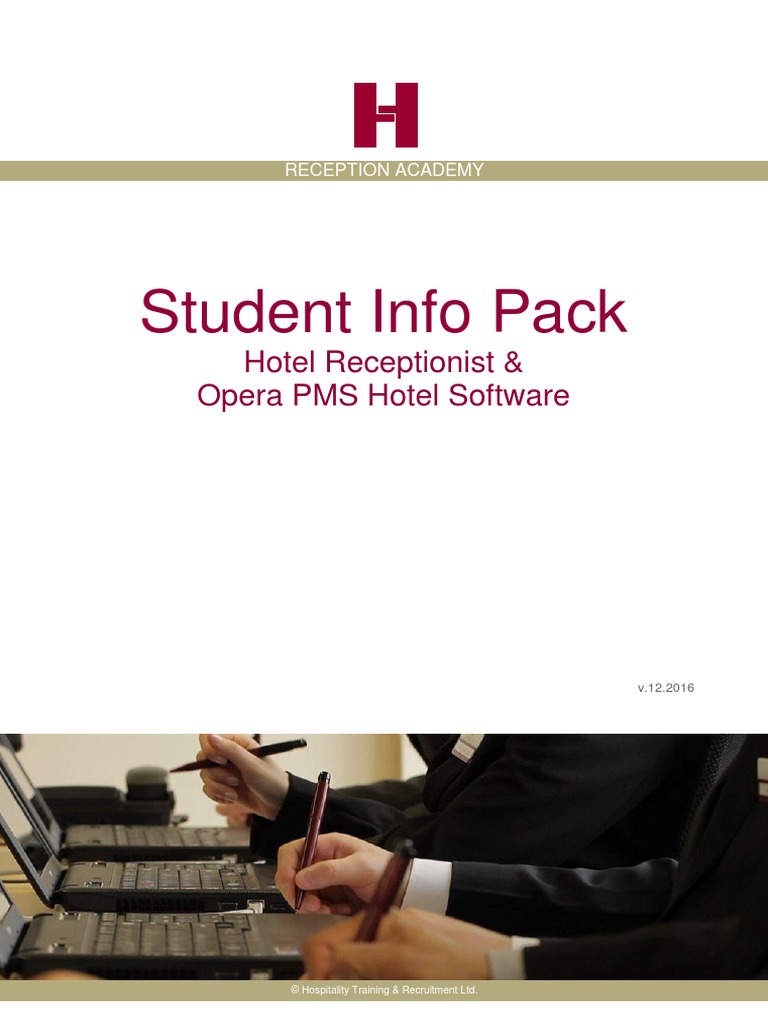 Student Info Pack Receptionist Course 09 12 2016 PDF - 11 PDF | PDF ...