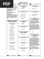 Republican Sample Ballot | PDF