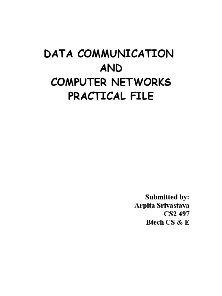 DCCN File | PDF | Transmission Control Protocol | Networking Standards