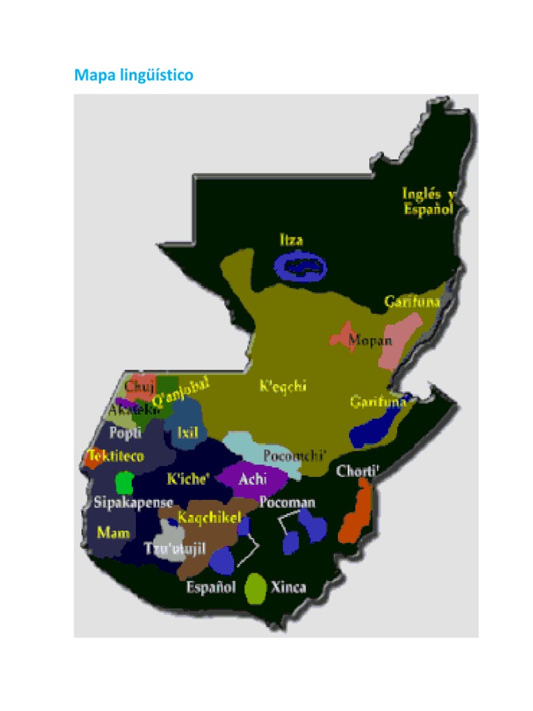 Culturas de Guatemala y Mapa Linguistico | Civilización maya ...