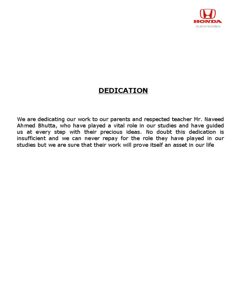 HONDA | PDF | Motivation | Motivational