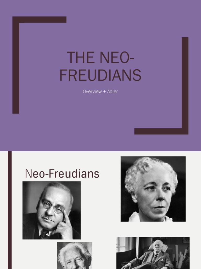 The Neo-Freudians: Overview + Adler | PDF