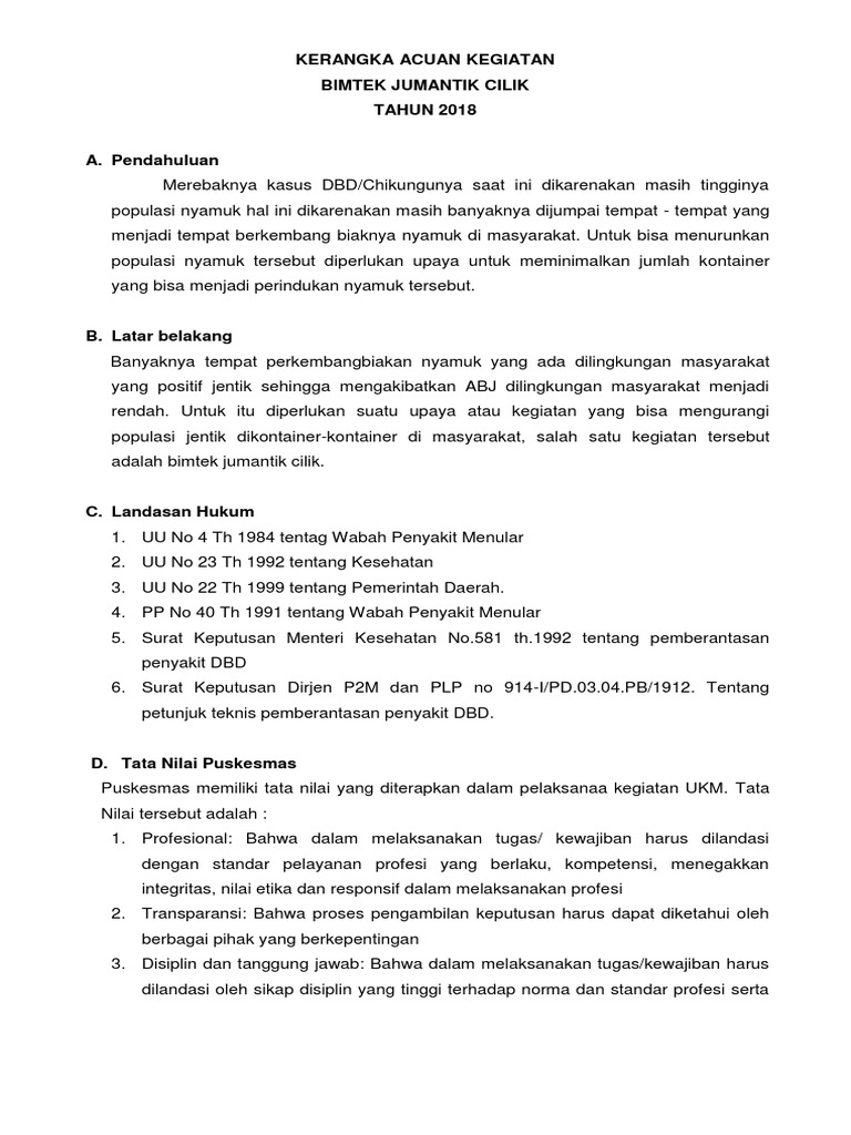 KAK PJB Jumantik Cilik | PDF