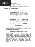 Sample Deed of Usufruct Over A Real Property PDF | PDF | Deed ...