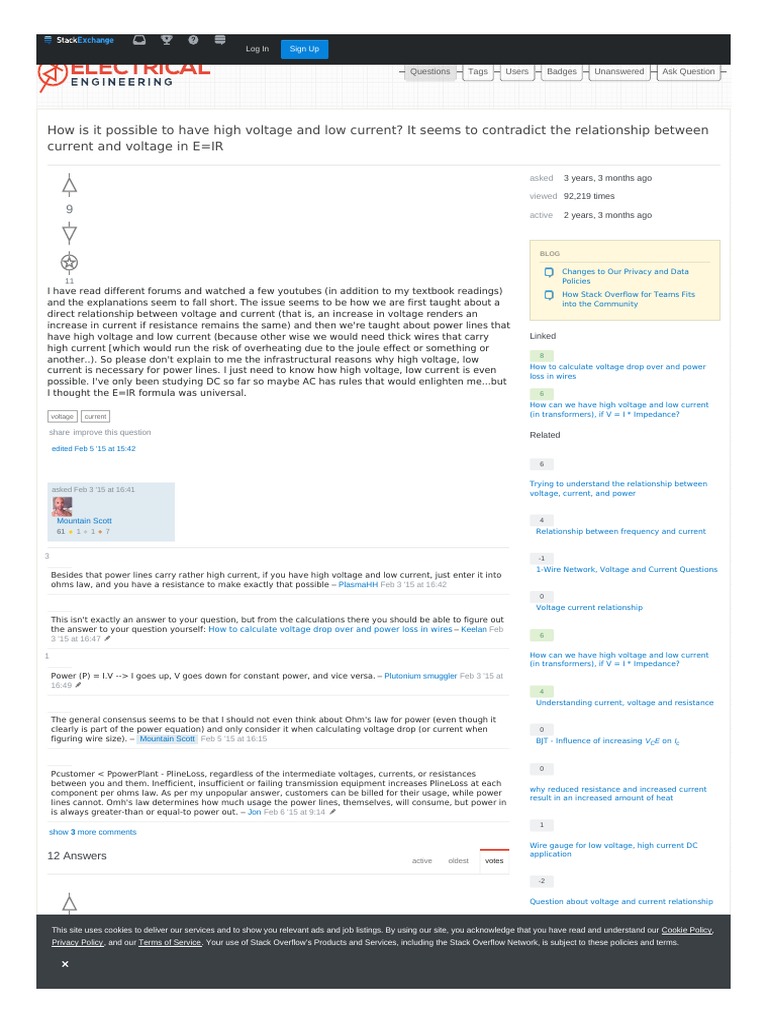 Stackexchange Com | PDF | Electrical Resistance And Conductance ...