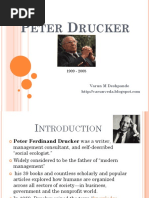 Drucker's Management Principles Explained | PDF | Goal | Federalism