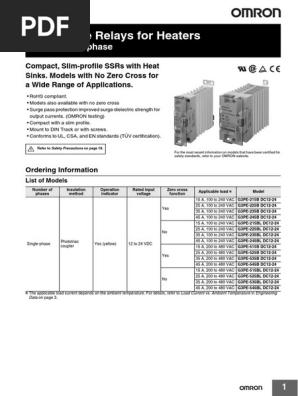 Phototriac Coupler Isolation Triple-Phase Yellow Indicator 200 to 480 ...