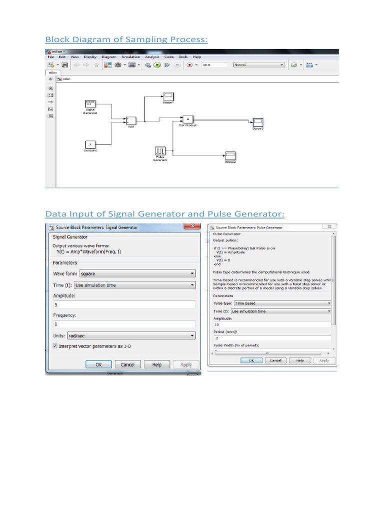 Block Diagram of Sampling Process | PDF | Digital Technology ...