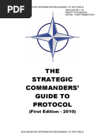 Da Pam 600-60 - A Guide To Protocol | PDF | Etiquette | Officer (Armed ...