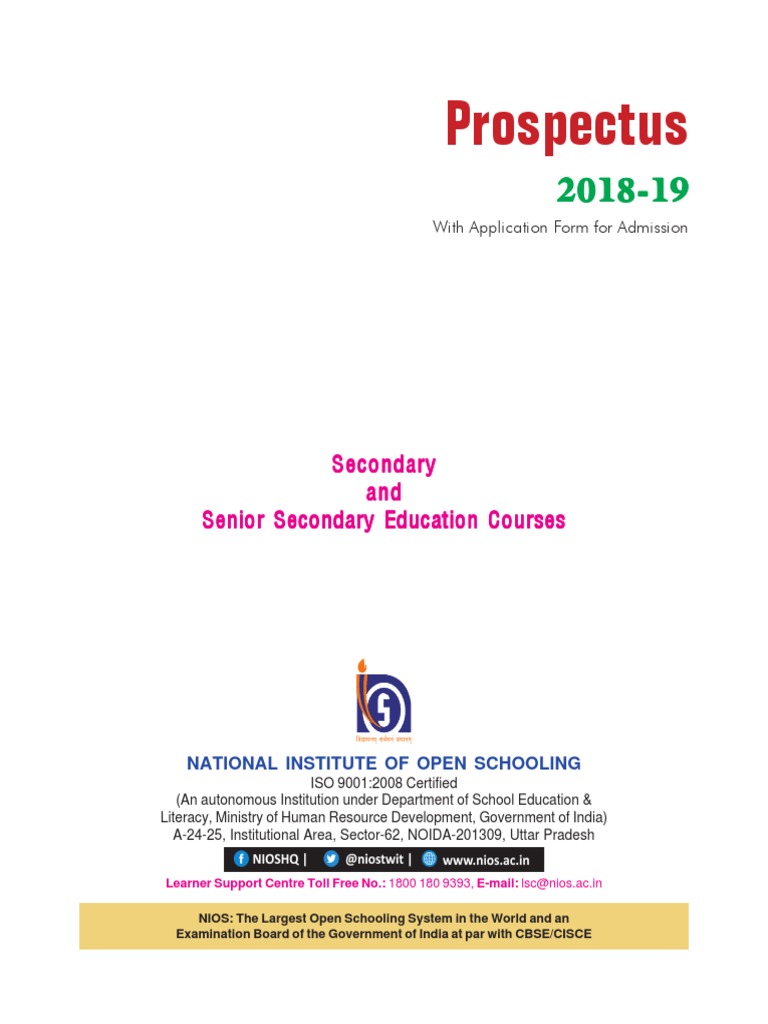 Academic Prospectus - 2018 (15!03!2018) | PDF | University And College ...