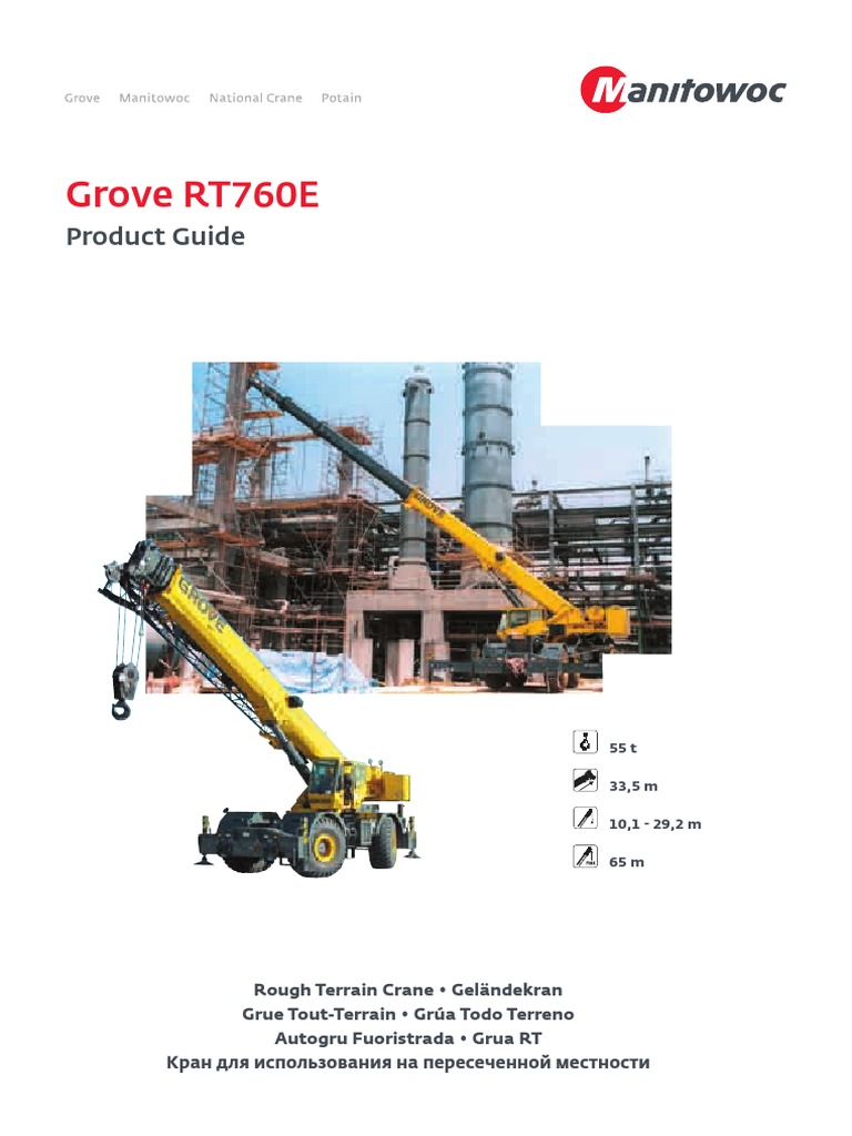 GROVE RT760E FICHA TECNICA