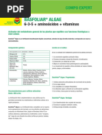 Ficha Técnica Basfoliar Algae | PDF | Plantas | Organismos