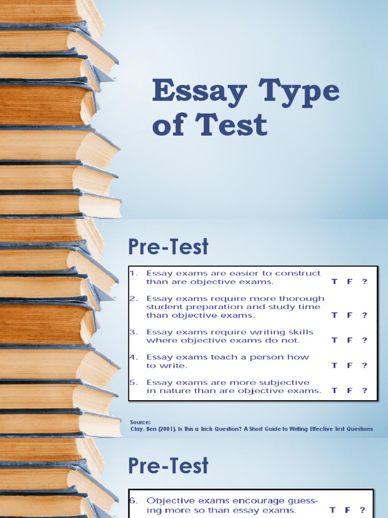 Essay Test | PDF | Test (Assessment) | Essays