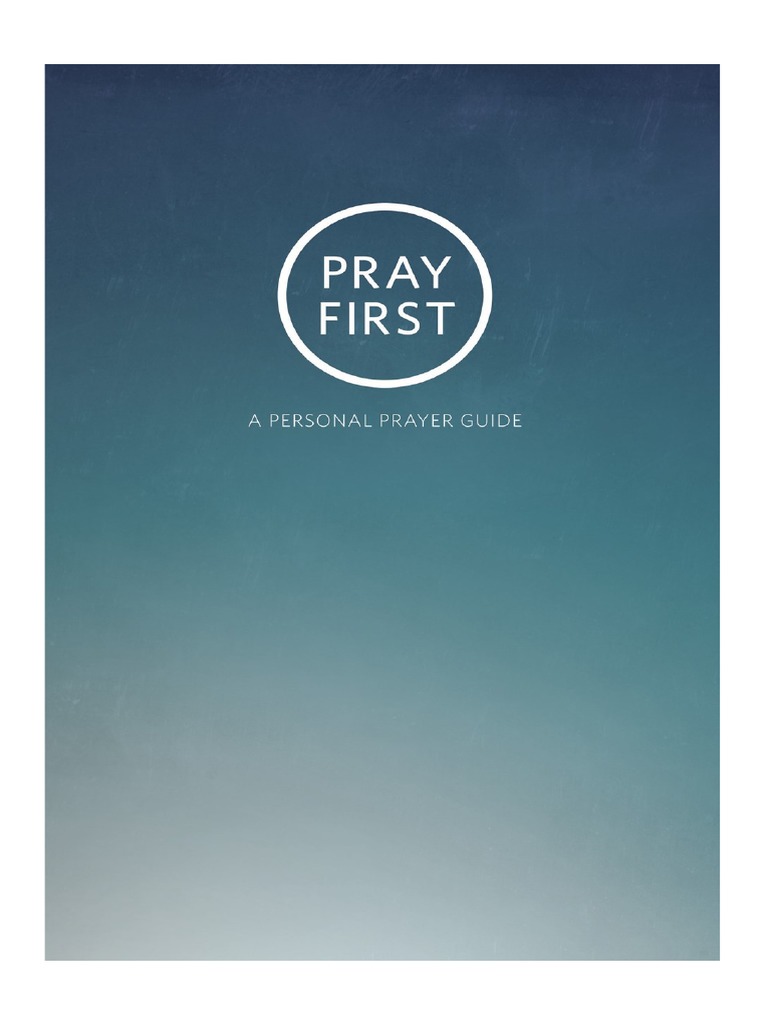 Pray First Booklet | Armor Of God | Religious Behaviour And Experience