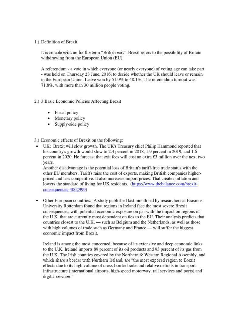 Brexit | PDF | Brexit | United Kingdom