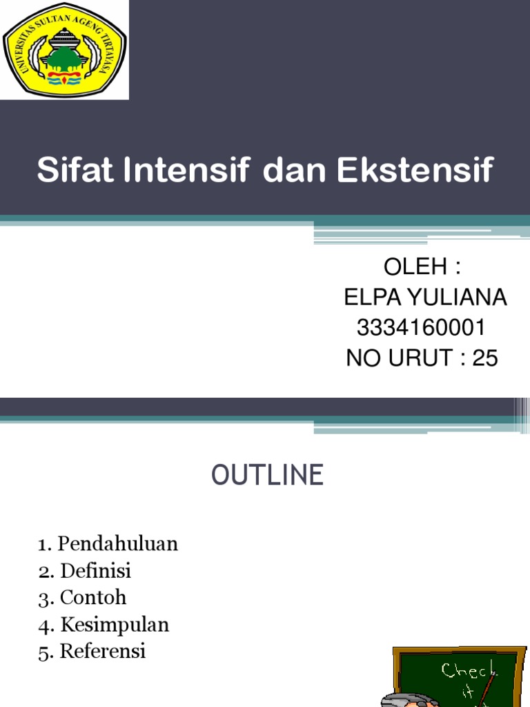 Sifat Intensif Dan Ekstensif | PDF