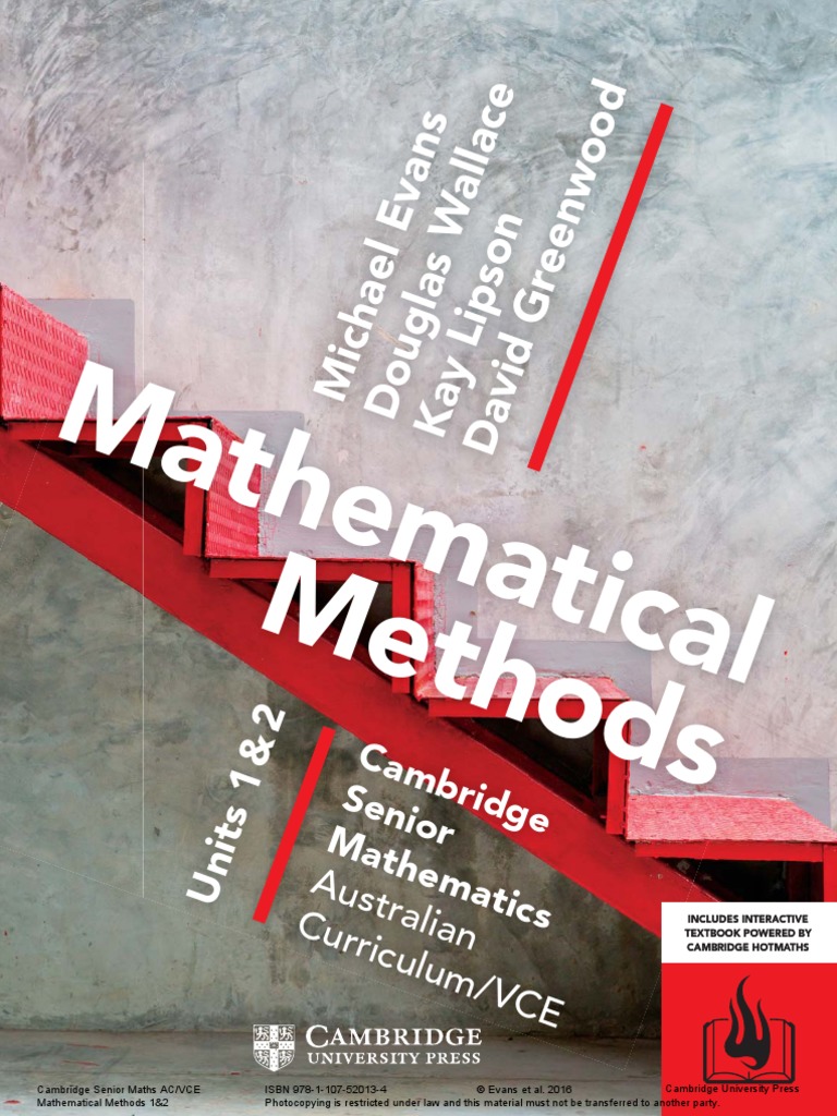 Mathematical Methods Units 1 2 AC VCE PDF | PDF | Trigonometric ...