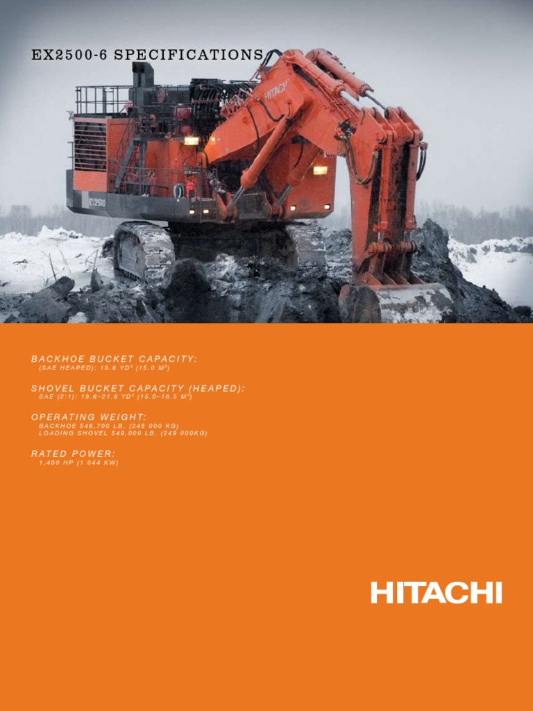 EX2500-6 Specs PDF | PDF