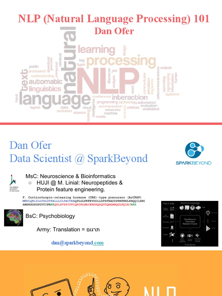 NLP 101 - Machine Learning Seminar 2017 | PDF | Semiotics | Applied ... NLP 101 - Machine Learning Seminar 2017 | PDF | Semiotics | Applied ...