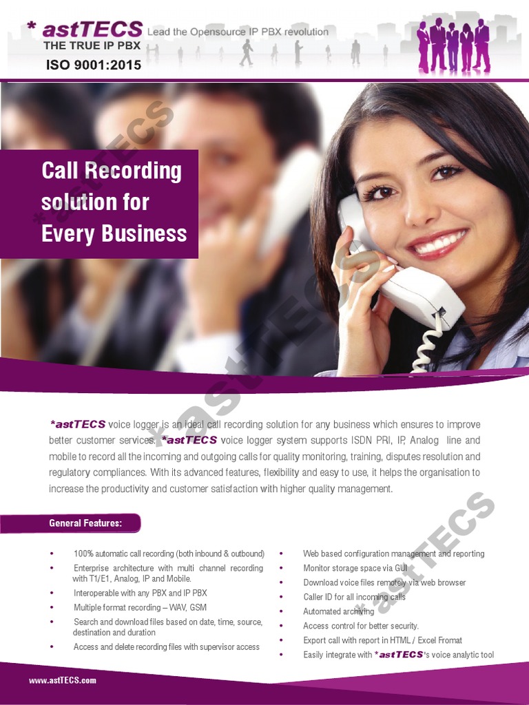 Voice Logger Brochure | Download Free PDF | Session Initiation Protocol ...