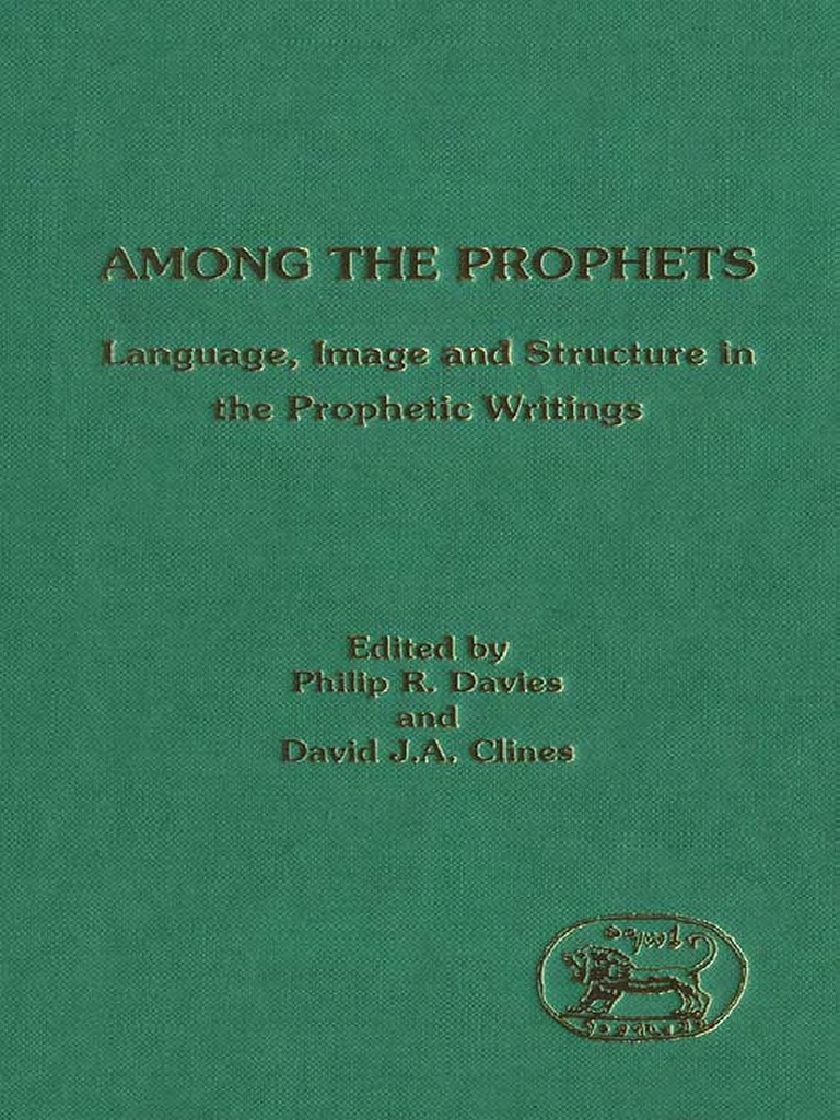(Philip R. Davies, David J. A. Clines) Among The Prophets | PDF | Book ...