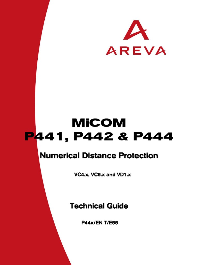MiCOM P441, P442 & P444 Guide | PDF | Fuse (Electrical) | Electrical ...