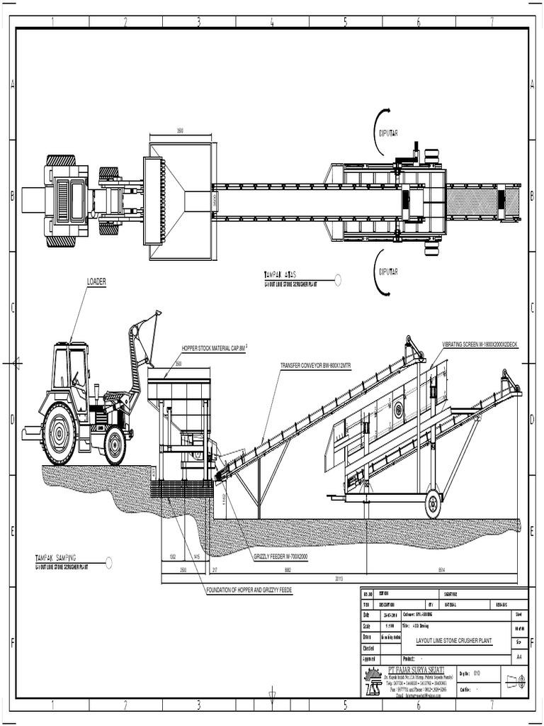 Limestone Crusher Plant Layout | PDF | Economic Sectors | Computing And ...