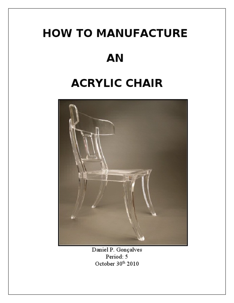 How To Manufacture - Cover Page | PDF
