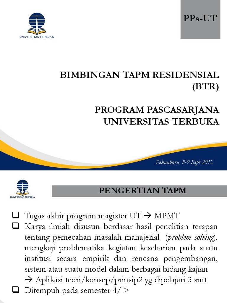 Bahan Presentasi Btr-1 | PDF