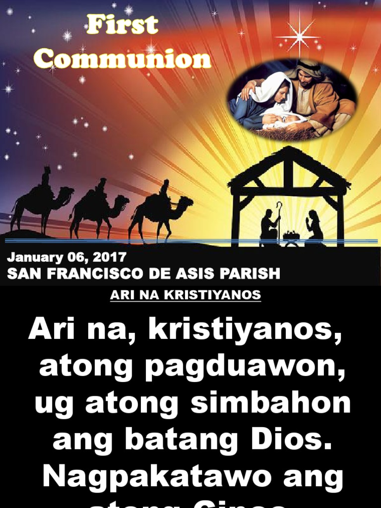 Pasko (Cebuano Mass) Powerpoint | PDF
