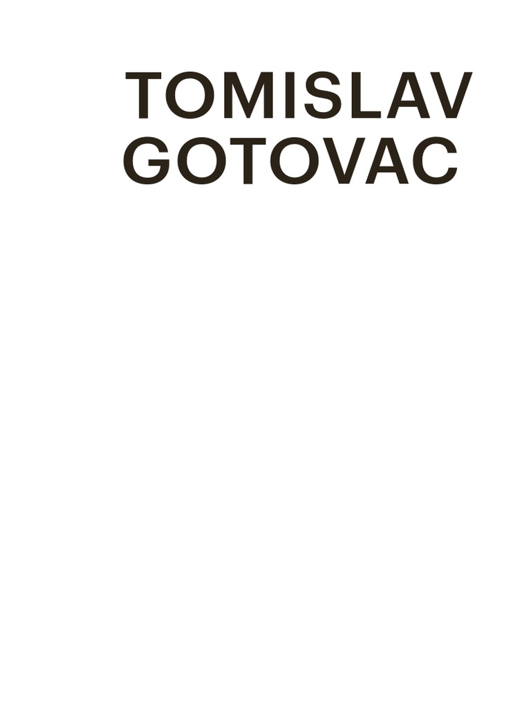 Tomislav Gotovac | PDF | Jacques Derrida | Profanity