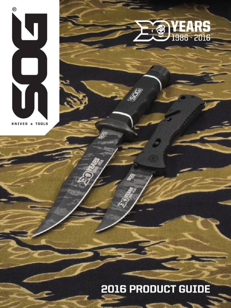 Sog Catalog | PDF | Knife | Blade