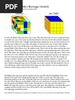 How To Solve A 4x4 Rubik's Cube (Complete Guide) | PDF | Teaching ...