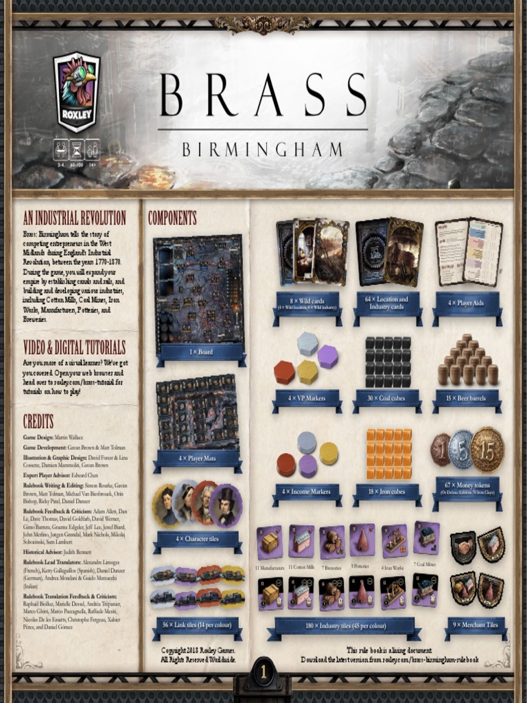 Brass Birmingham - Rulebook | PDF | Nature
