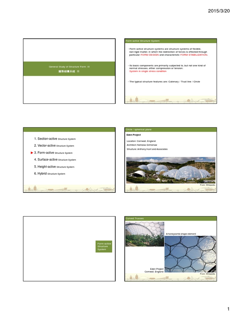 Form-Active Structure System | PDF | Structural Engineering | Civil ...