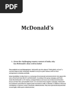 McDonalds Assembly Line | PDF | Mc Donald's | Fast Food Restaurants