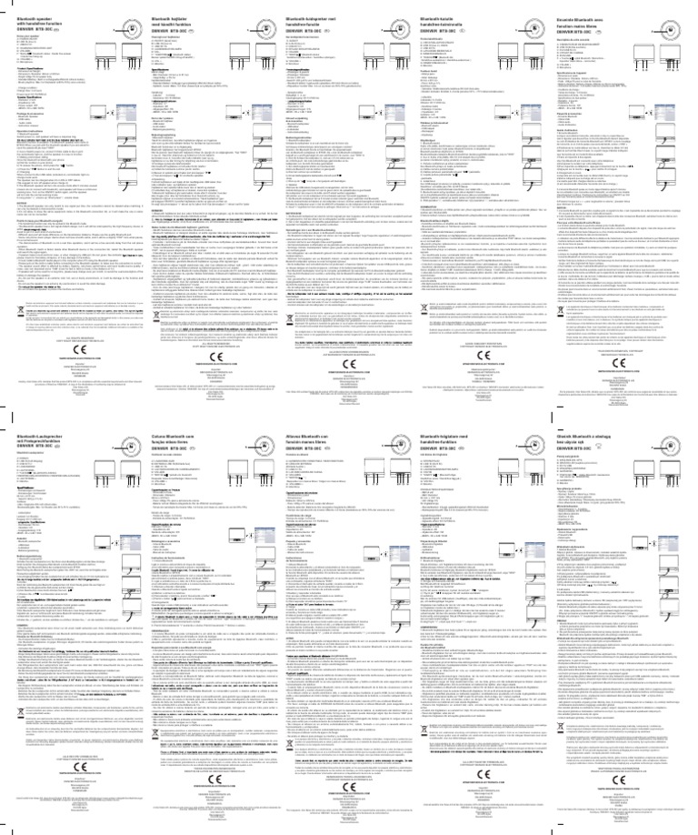 BTS-30C Manual PDF | PDF | Manufactured Goods | Electricity